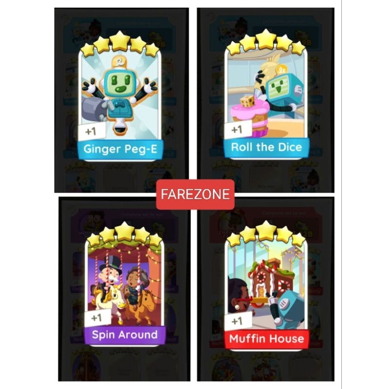STICKER 5⭐ MONOPOLY GO HEARTFELT HOLIDAY | Shopee Malaysia