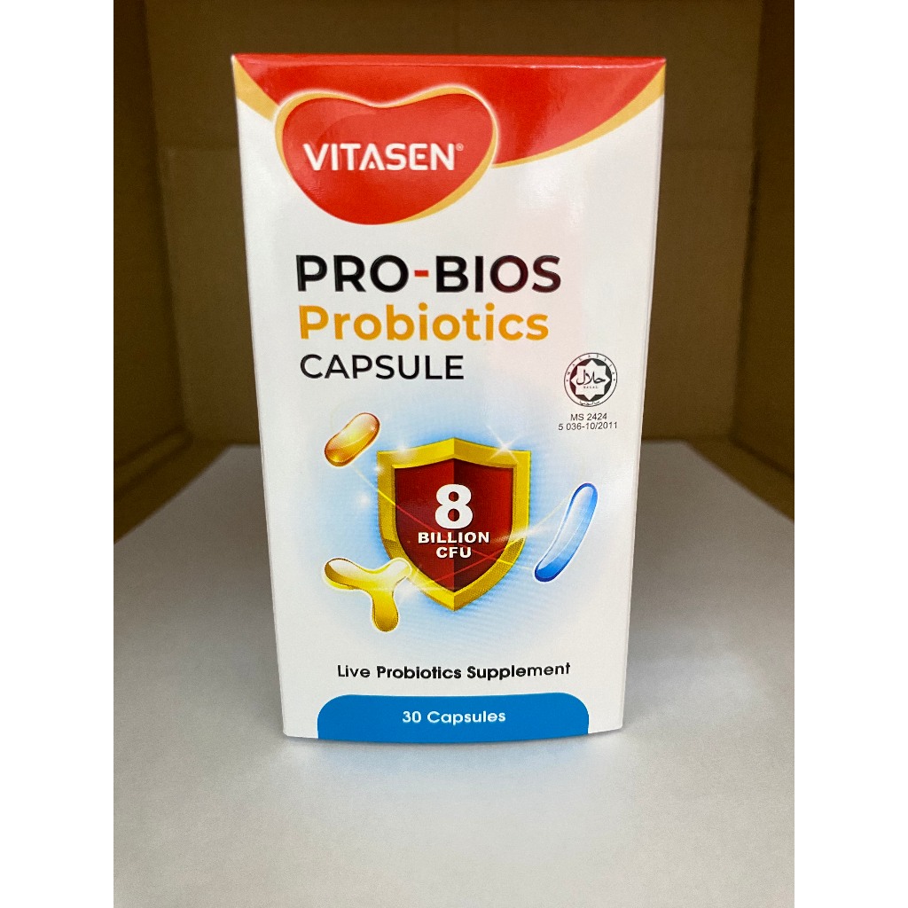 Vitasen Pro-Bios Probiotics Capsule 1x30's/3x30's | Shopee Malaysia