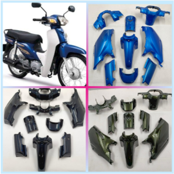 EX5 DREAM 110 HONDA CARBURETOR COLOUR PART BODY COVER SET EX5 DREAM110 - RED / BLUE / GREEN ...