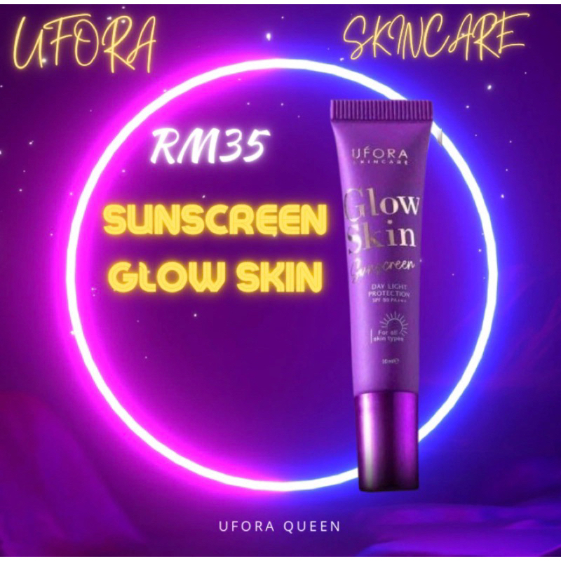 SUNSCREEN UFORA BRIGHT NEW GLOW SKINZ 2023 💯 Original Hq READYSTOCK ...