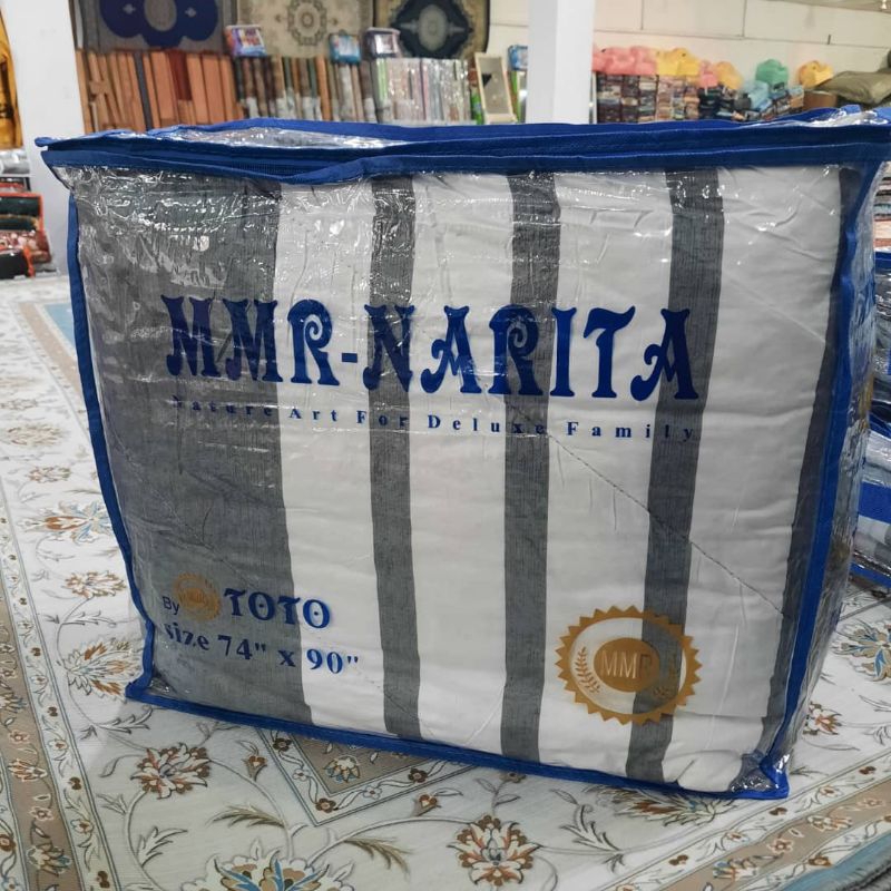 TOTO.MMR NARITA SOFT QULIT COMFORTER TOTO SAJAH SIZE QUEEN NARITA 74X90 ...