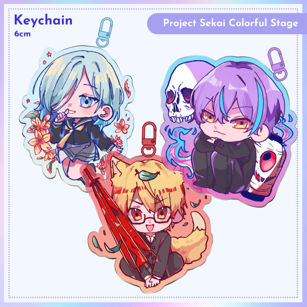 [ Keychain ] Project Sekai Pandemonium Set | Shopee Malaysia