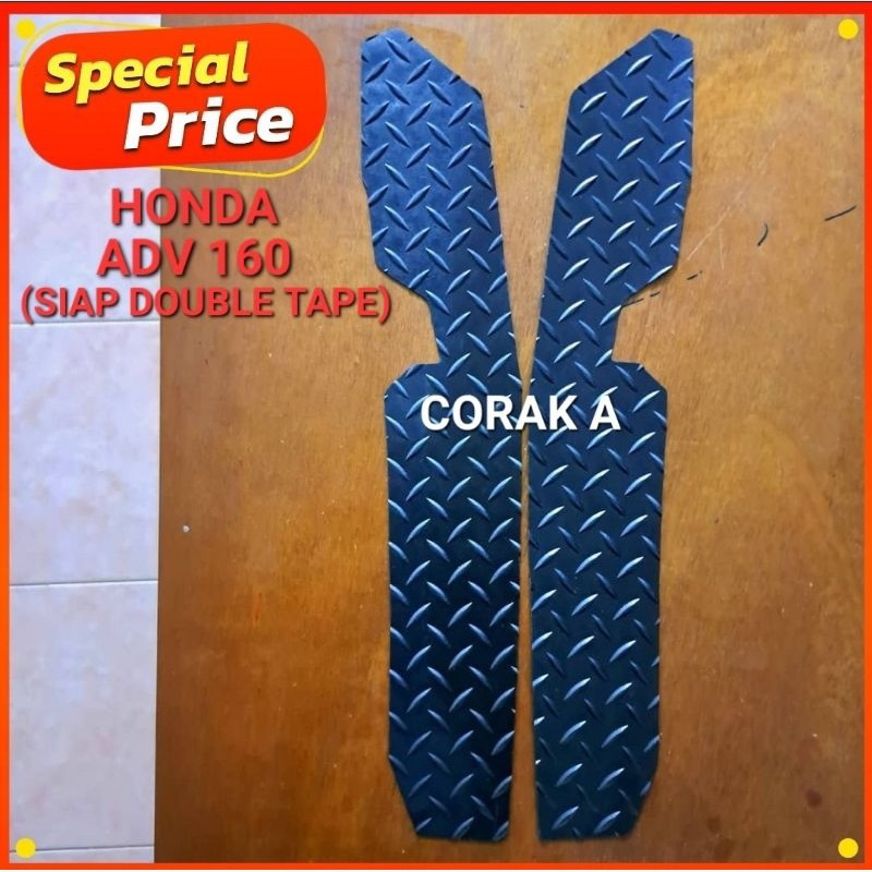 HONDA ADV 160 KARPET GETAH@RUBBER PEMIJAK KAKI (SIAP DOUBLE TAPE ...