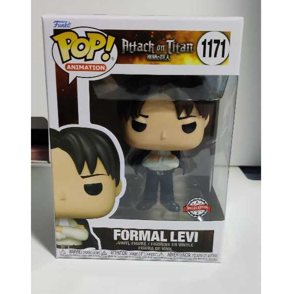 Funko Pop! Formal Levi - Attack on Titan 1171 Special Edition | Shopee ...