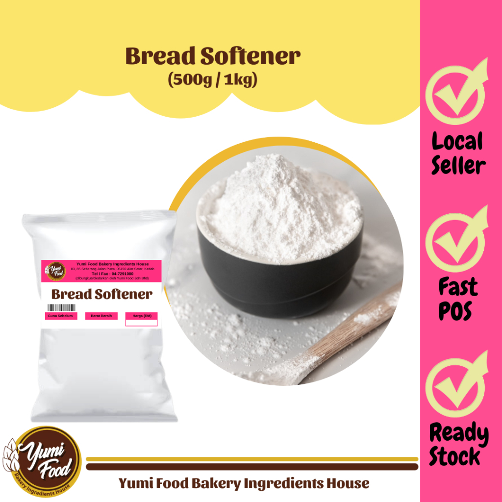 [READY STOCK] Bread Softener Powder 200g | 500g | 1kg | Shopee Malaysia