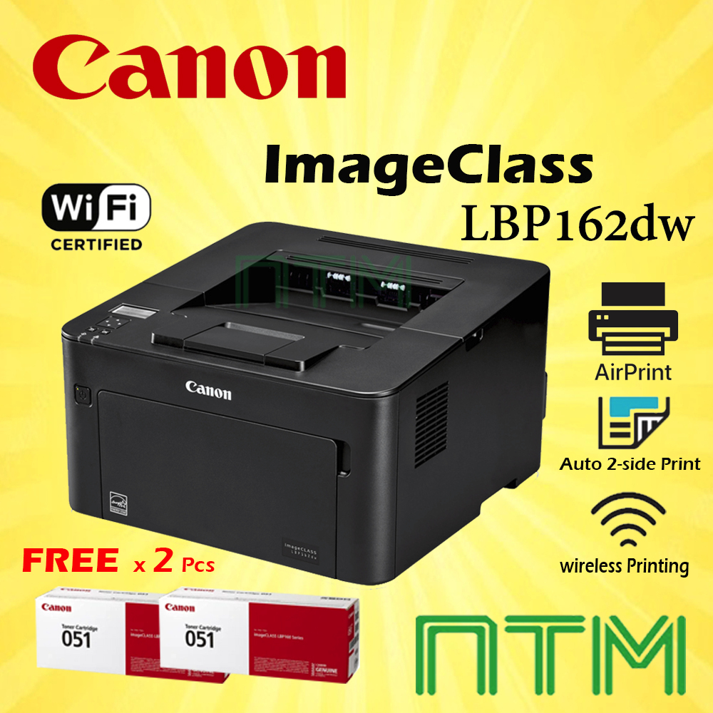 Canon imageCLASS LBP162DW Wireless Duplex Monochrome Printer | Shopee ...