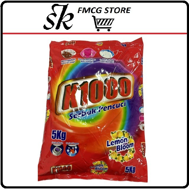 K1000 Serbuk Pencuci Lemon Bloom 5kg | Shopee Malaysia