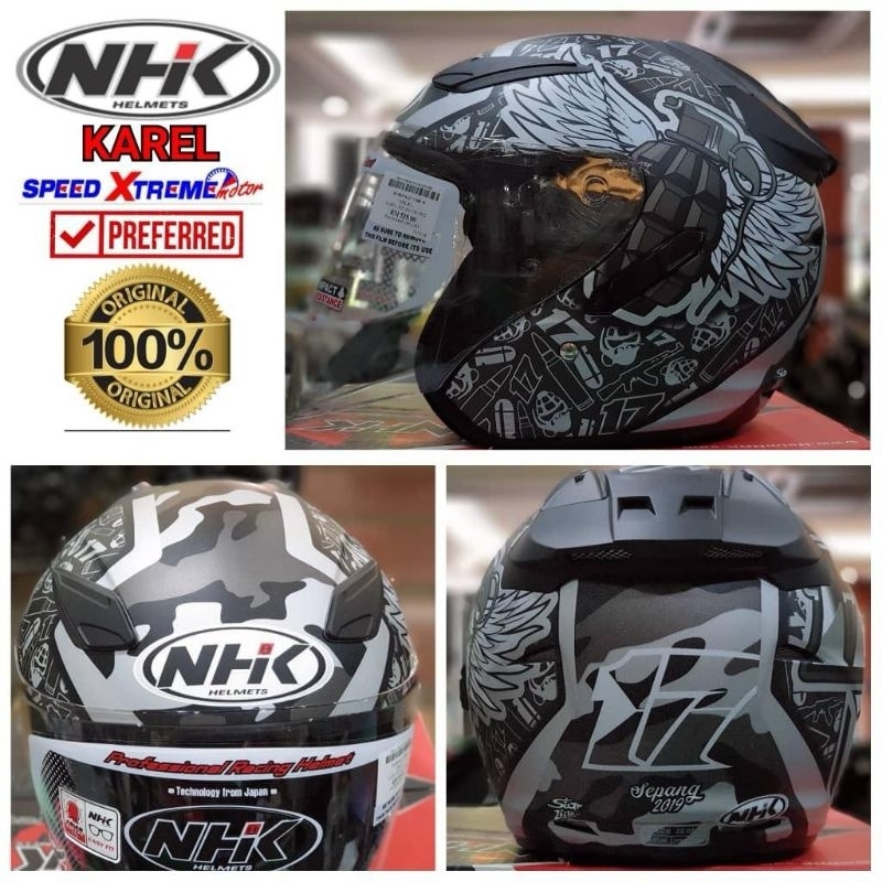 NHK R1 V2 KAREL WING MATT CHROME | Shopee Malaysia