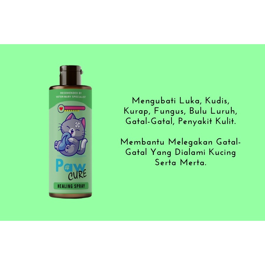 PAW CARE AID KIT - PAW CURE (LUKA-LUKA BADAN KUCING, KURAP DLL ...