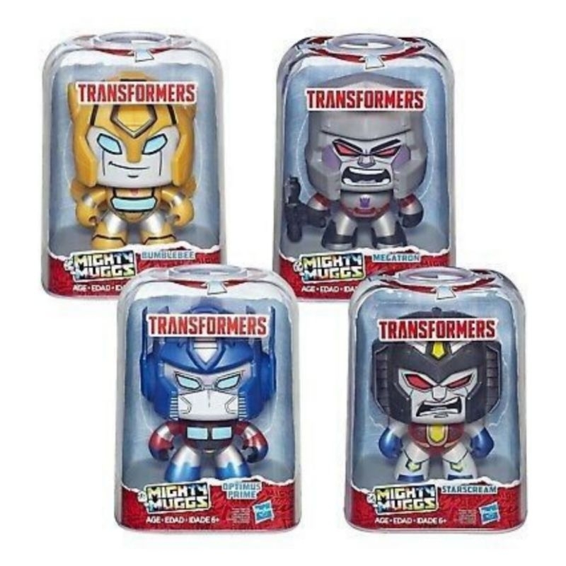Transformers Mighty Muggs (Collector's Set of 4) | Shopee Malaysia