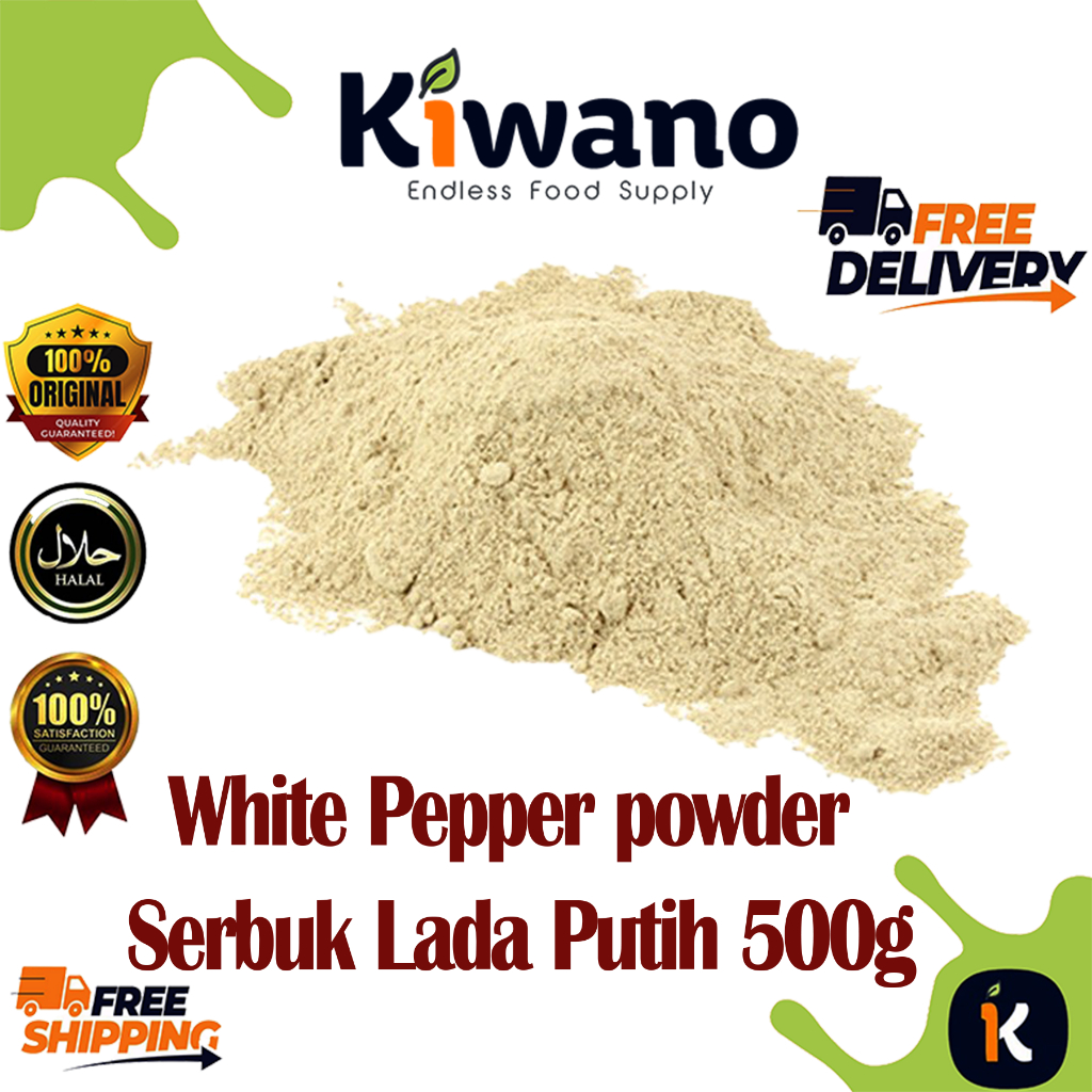 White Pepper powder - Serbuk Lada Putih 📢📢 (100g _250g_500g) | Shopee ...