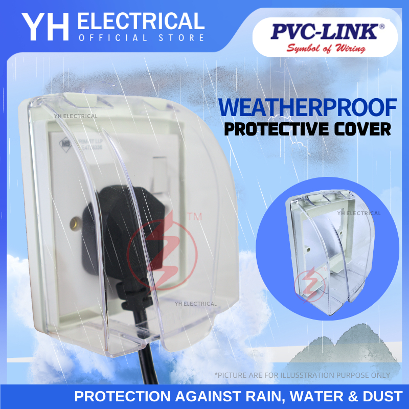 PVC-LINK Weatherproof Protective Cover Socket Enclosure For Switch ...
