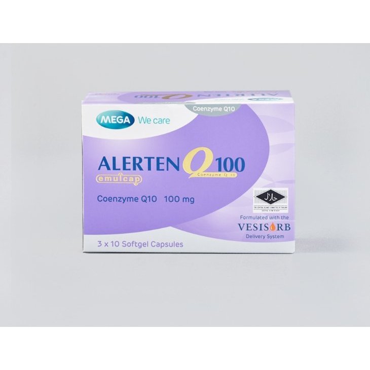 Mega Alerten Q100 Coenzyme Q10 100mg 2x30s | Shopee Malaysia