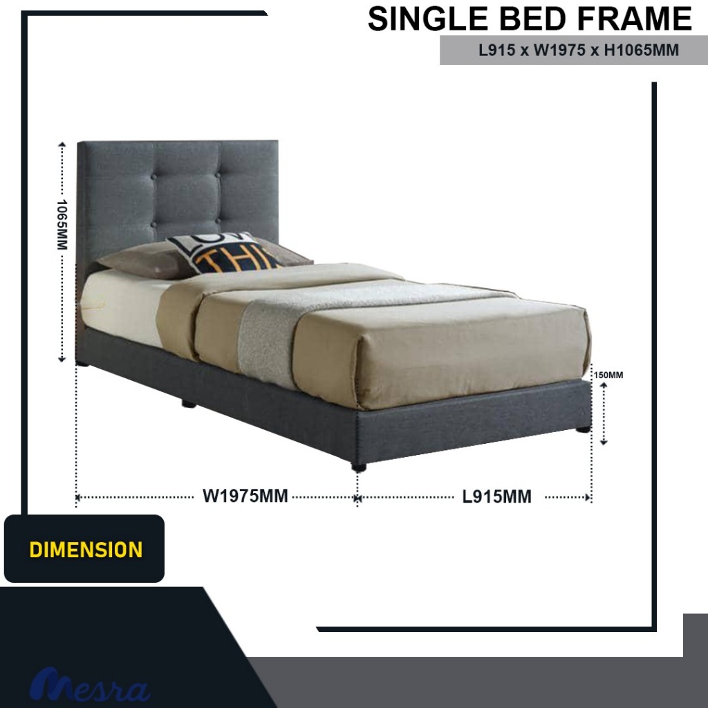 Mesra _ Queen size Divan/single size divan/Bed Frame/Ketil Queen Size ...