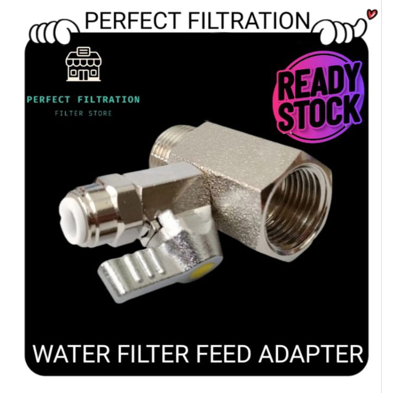 Water Feed Adaptor 1/2",Adaptor S,Elken,Coway, Cuckoo, LG,Filken Water ...