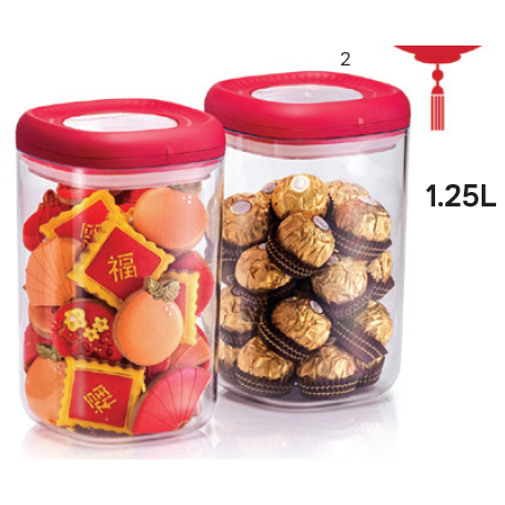 Tupperware Twist N Fresh Set / Twist N Fresh (4) 720ml / Twist N Fresh ...