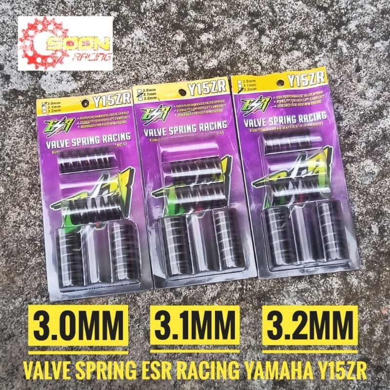 ESR RACING Y15 VALVE SPRING RED LEO 100% ORIGINAL 3.0MM 3.1MM 3.2MM YAMAHA Y15 LC135 | Shopee ...
