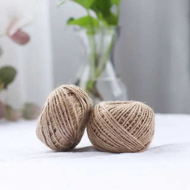 🔥 Ready Stock 🔥 Natural Jute Hemp Linen Rope Twine String Cord Shank ...