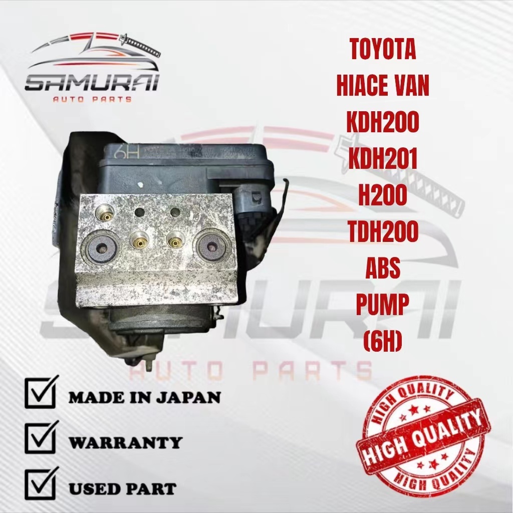 Toyota HiAce Van H200 TDH200 KDH200 KDH201 ABS Pump USED (6H) HALFCUT ...