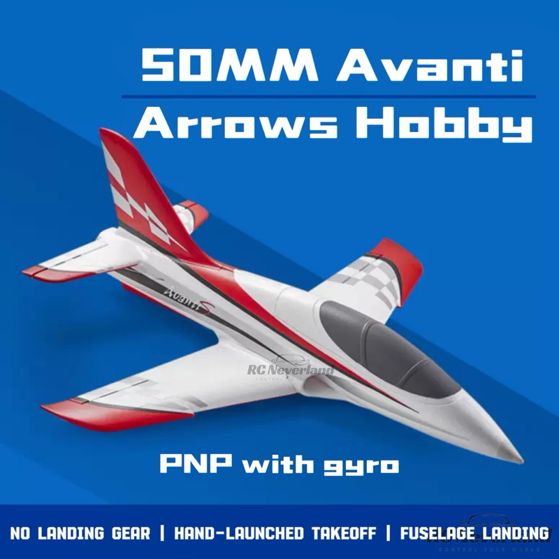 Arrows Hobby Avanti 50mm PNP with gyro 3S 4S RC Airplane Airplane ...