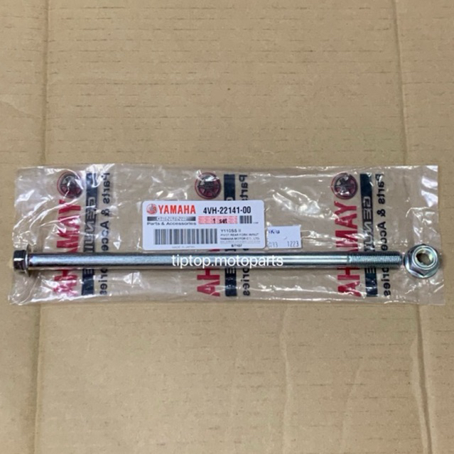 YAMAHA Y110 2 SS2 SS TWO SHAFT PIVOT WITH NUT SWING ARM SHAFT SAP ARM ...