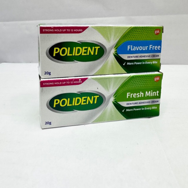 Polident Denture Adhesive Cream 20g | Shopee Malaysia