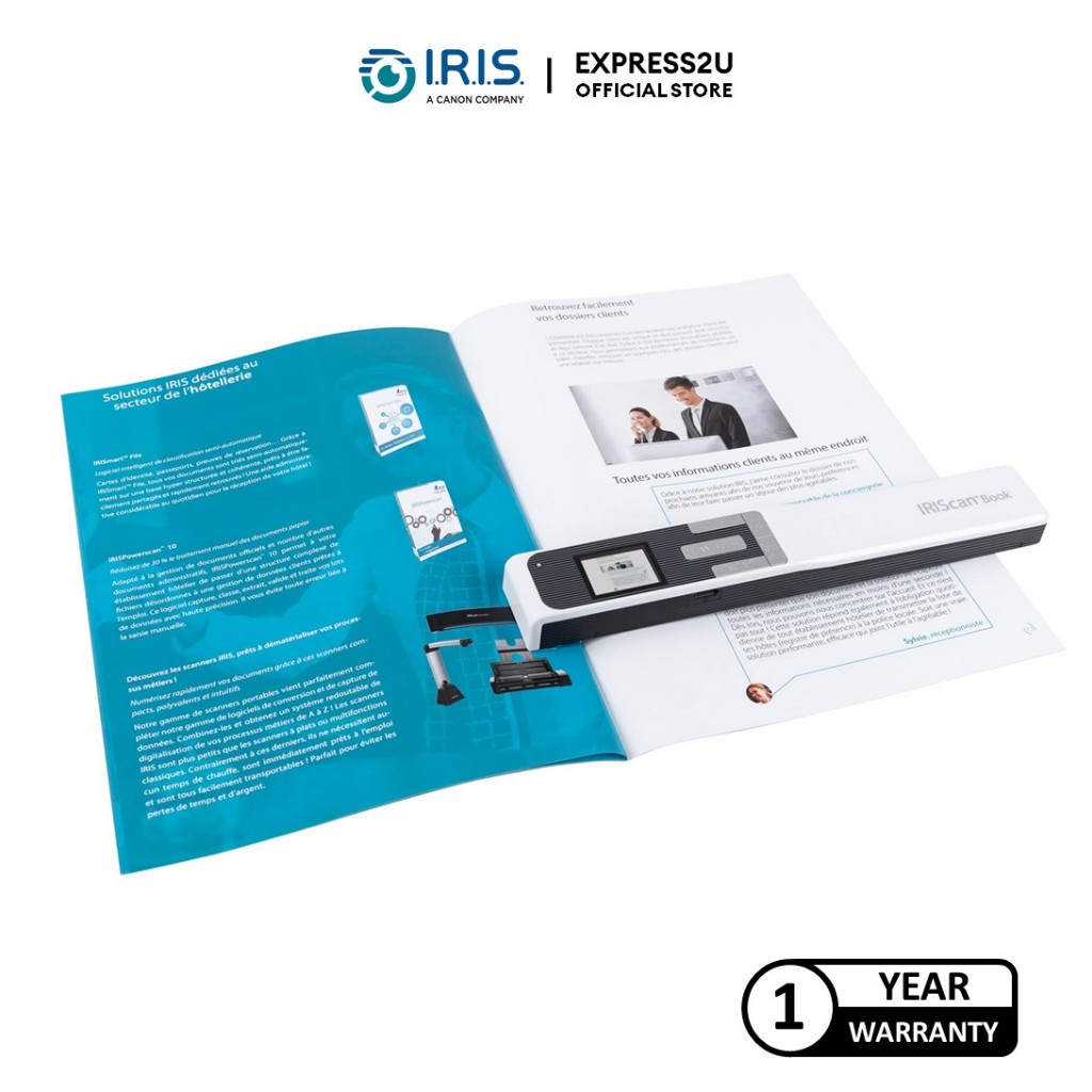 Iriscan Book 5 (Portable Scanner) Handheld Scanner | Shopee Malaysia