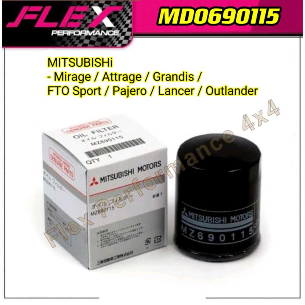 MITSUBISHI OIL FILTER MZ690115 PROTON LANCER GRANDIS MIRAGE WIRA WAJA ...
