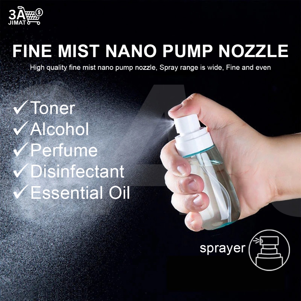 Spray Bottle Travel Dispenser Bottle Fine Mist Nozzle 30ml / 60ml ...