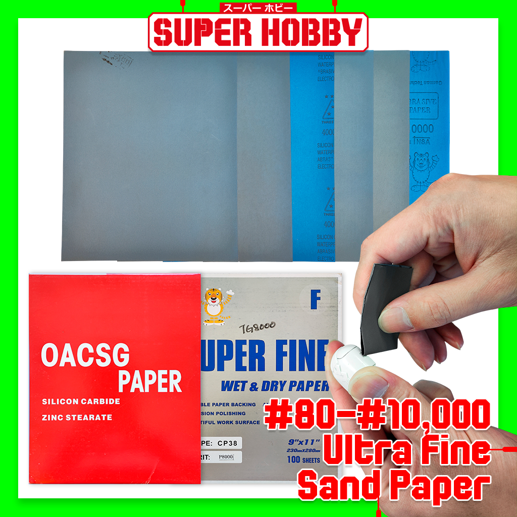 Ultra Fine Sand Paper #80-#10000 Grit Water Proof Sandpaper Polishing ...