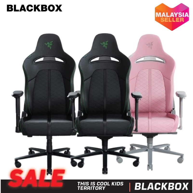 Razer Enki Premium | Enki X | Enki Quartz Pink Gaming Chair Built-in ...