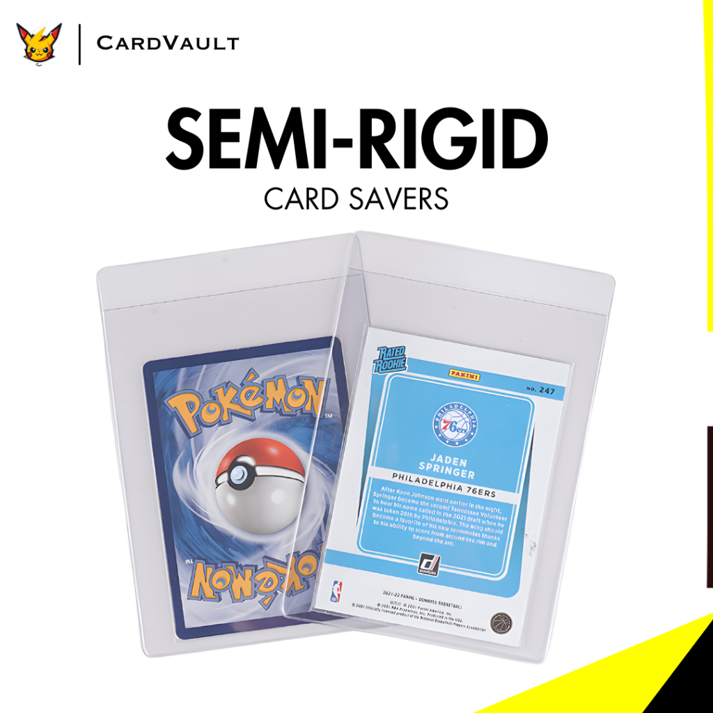 Semi-Rigid Card Savers - Card Holder for Grading Submission PSA/BGS ...