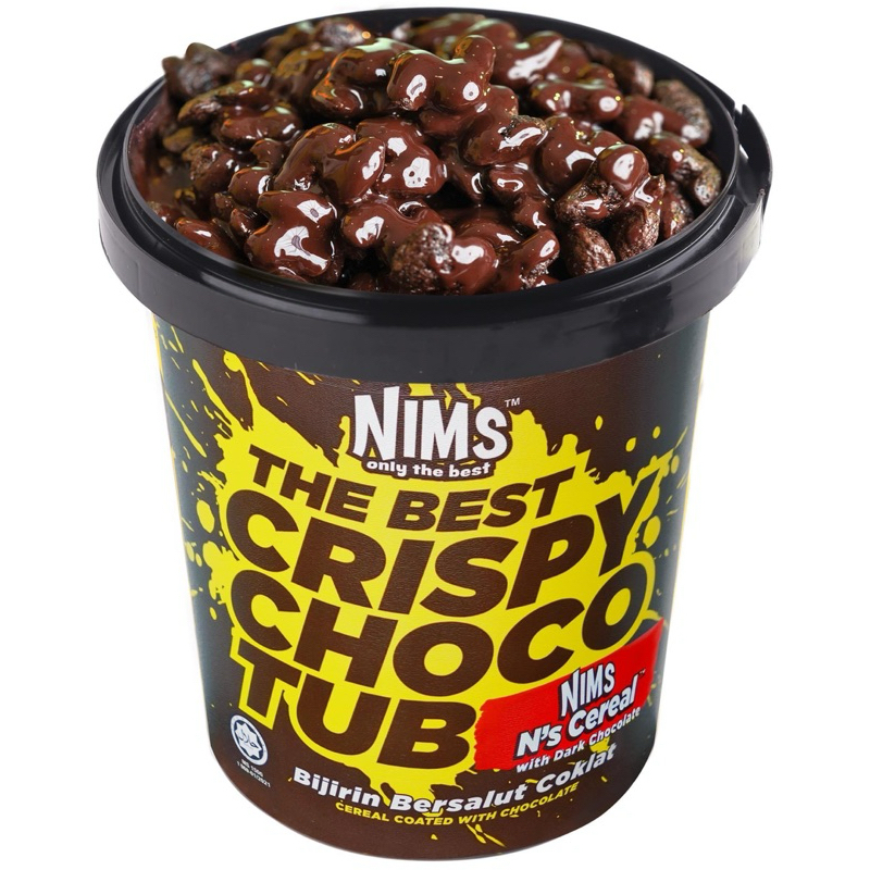 (Clear Stock) NIMS Crispy Chocotub Premium Chocolate Chocojar Cocojar ...