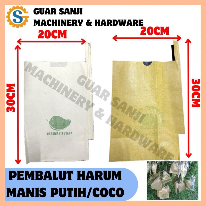 PEMBALUT HARUM MANIS SARUNG BUAH HARUM MANIS PELAM MANGGA 芒果袋 (WHITE ...