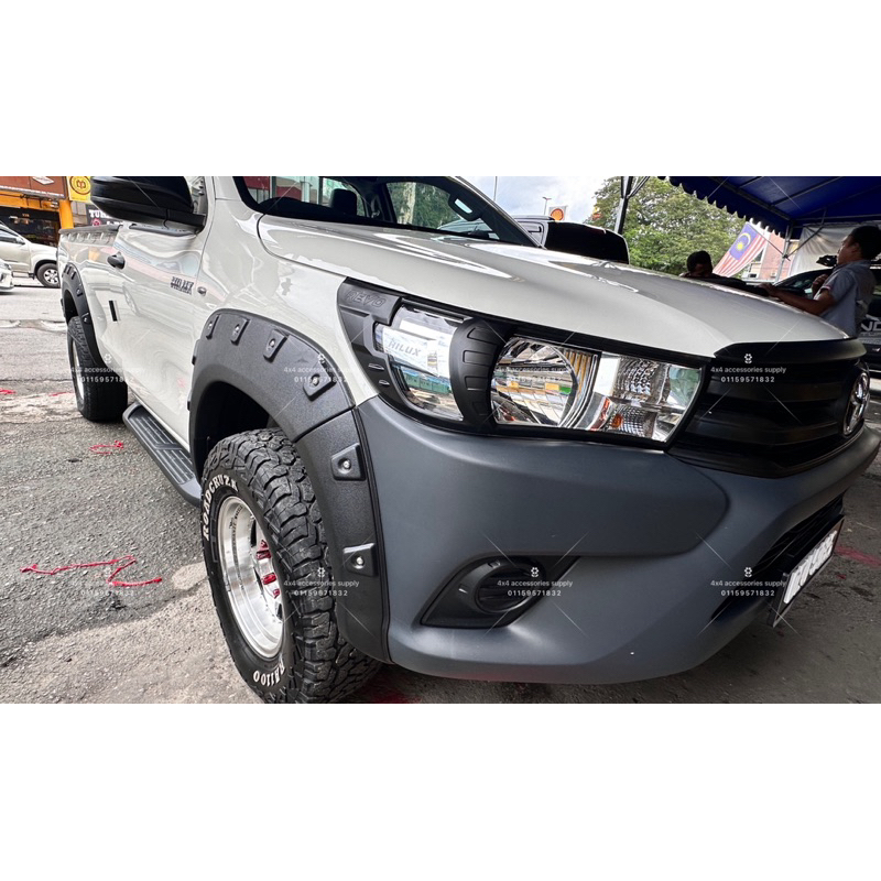 Toyota Hilux revo singlecab fender (6pc) Revo Fender arch revo ...