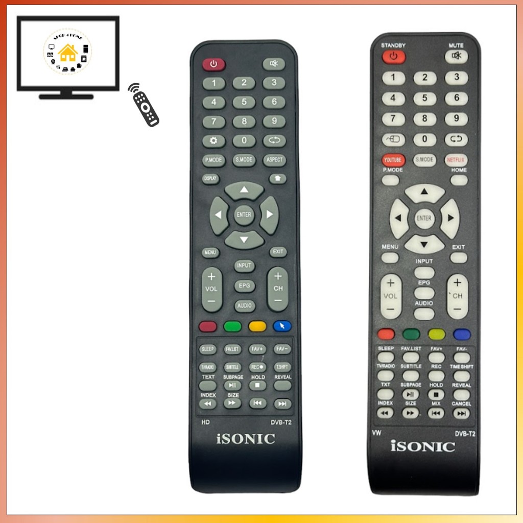**ORIGINAL* ISONIC LED TV REMOTE CONTROL FLAT PENAL ICT-S3228F ICT ...