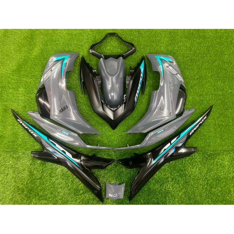 Coverset Nvx v2 (neon grey) Original YAMAHA Thailand | Shopee Malaysia