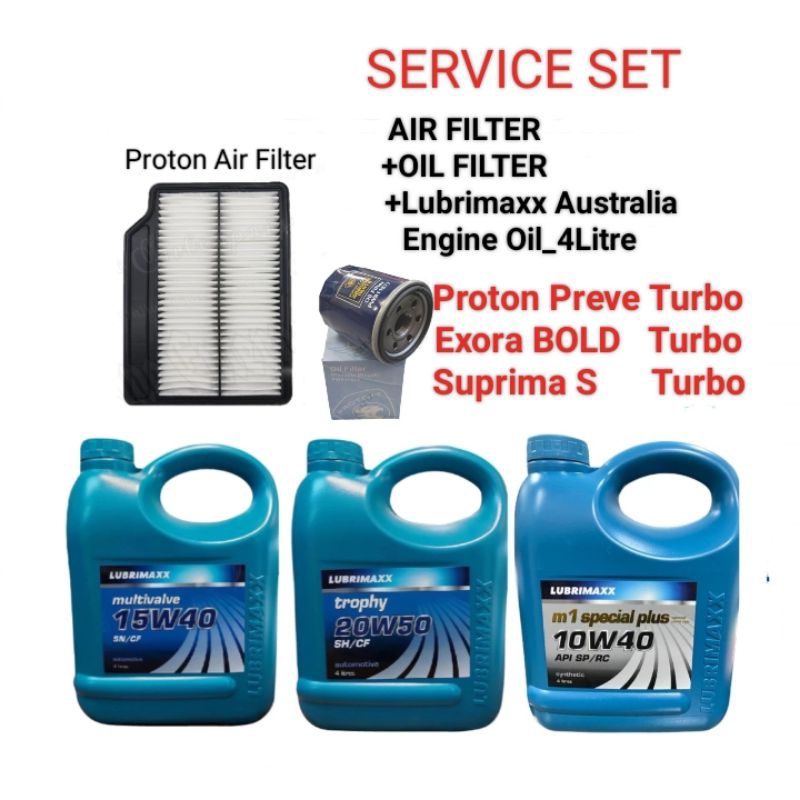 Proton Preve CFE Turbo Exora BOLD Turbo Suprima S Turbo (Air Filter ...