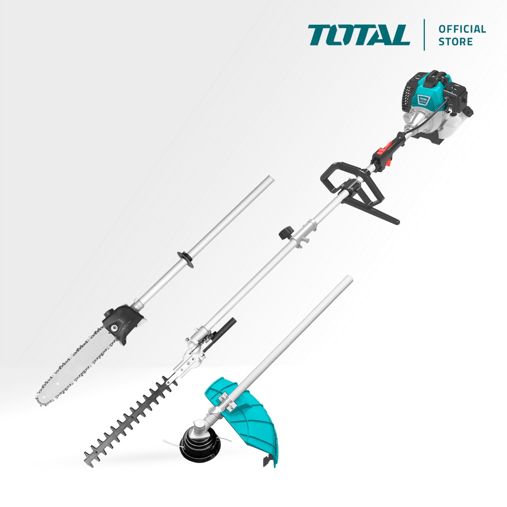 TOTAL Gasoline Multi-Tools 3-In-1 With Interchangeable Tools Hedge ...