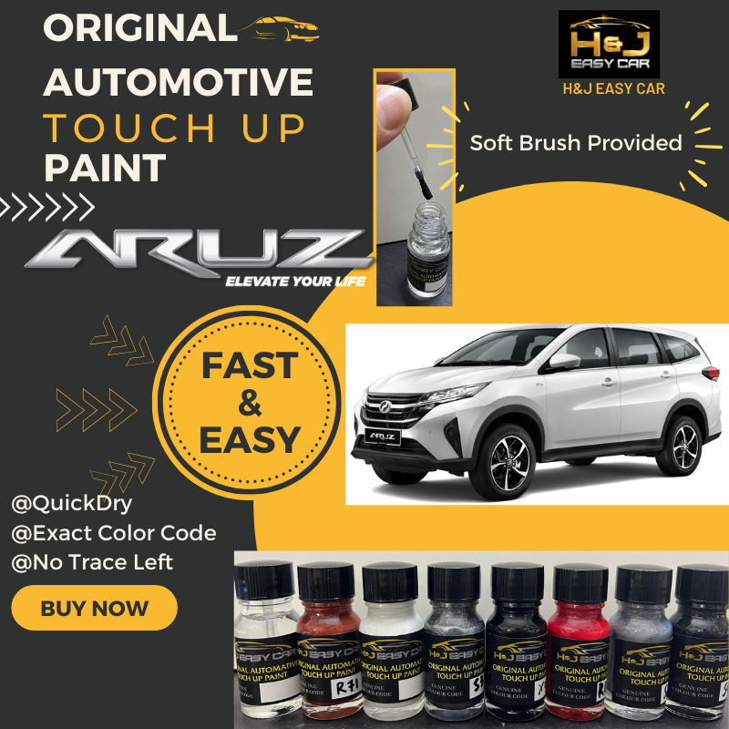 PERODUA ARUZ Automotive Original COLOR CODE Touch Up Paint 10ML ...