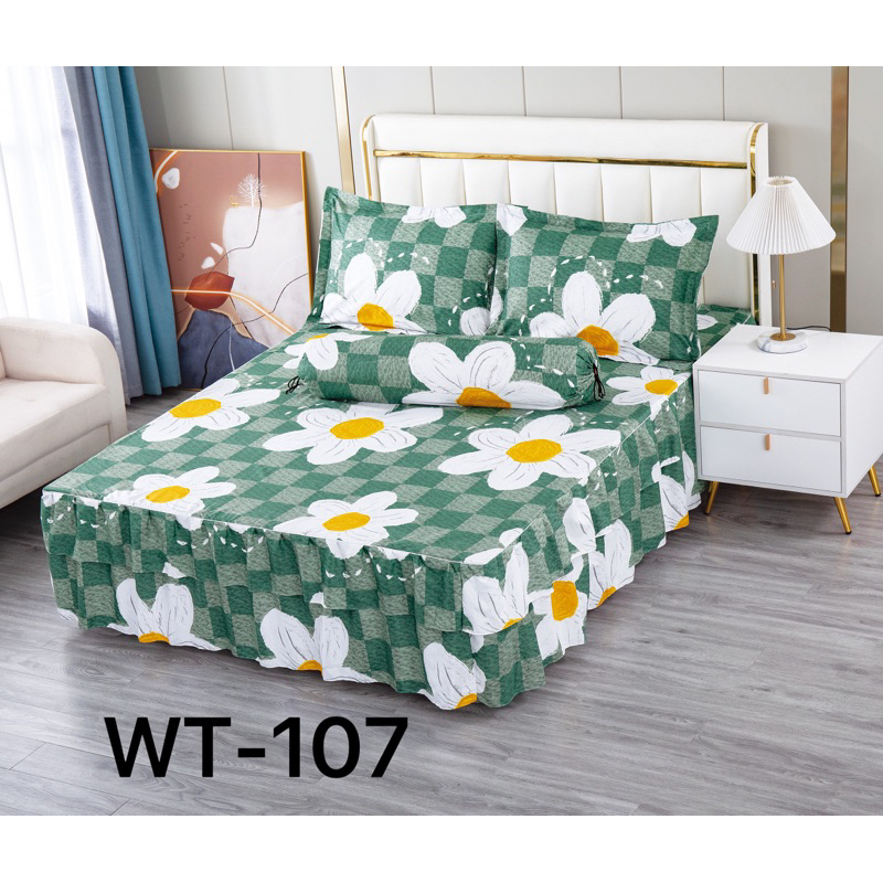 Ready Stock 4-in-1 Set Queen size ROPOL CADAR bed Sheet | Shopee Malaysia