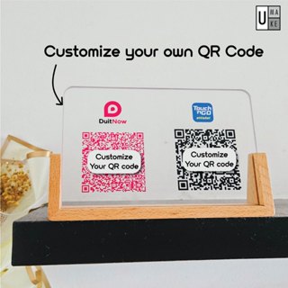 Ewallet QR Code Stand QR Pay Stand DuitNow TouchNgo QrPay Maybank ...