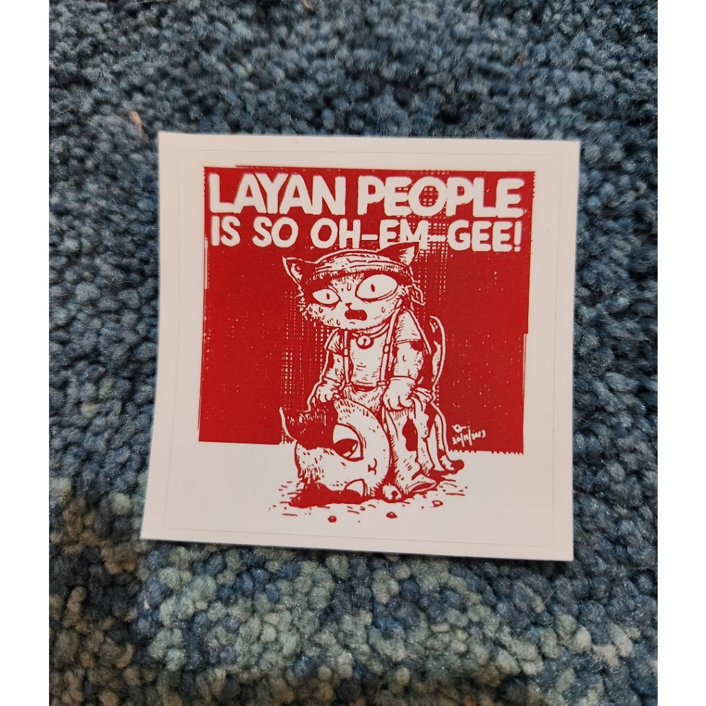 Layan People OMG Sticker | Waterproof | Dave Fuse Imaginarium | Artist ...