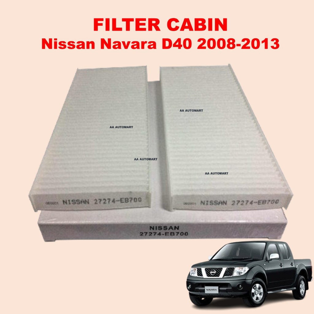 Nissan Navara D40 2008-2013 Air Cond Filter Cabin Filter (27274-EB700 ...