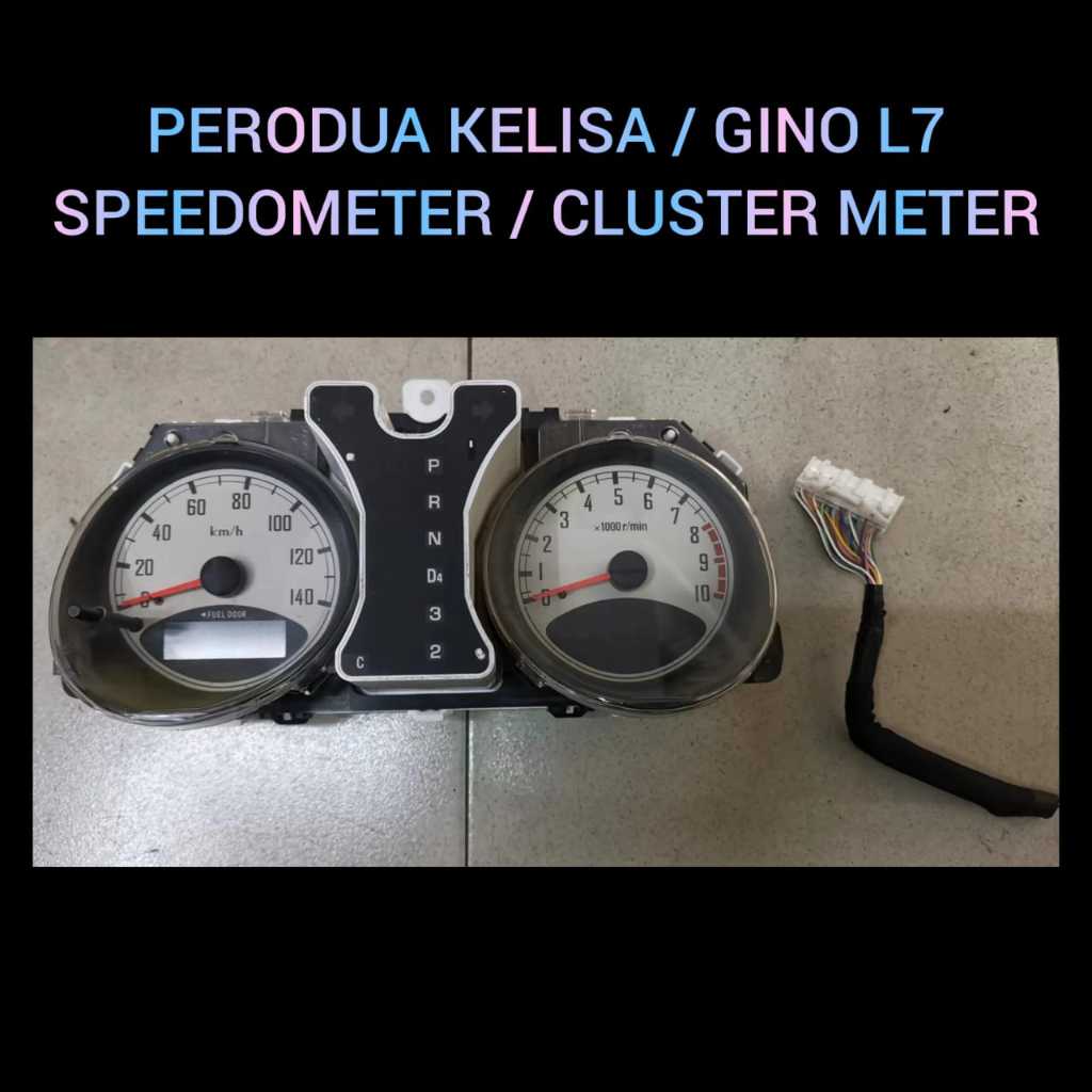 🇯🇵🇯🇵 RPM Speedometer / Cluster Meter ( AUTO ) Perodua Kelisa / Gino L7 ...