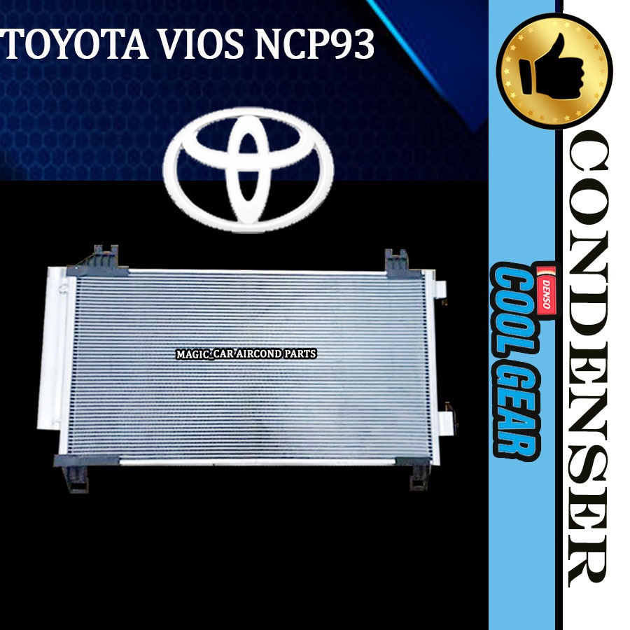 TOYOTA VIOS NCP93 2008-2012 YEAR COOL GEAR CONDENSER/ KONDENSER (CAR ...