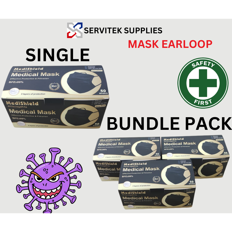 MEDICAL FACE MASK (MEDISHIELD) | Shopee Malaysia
