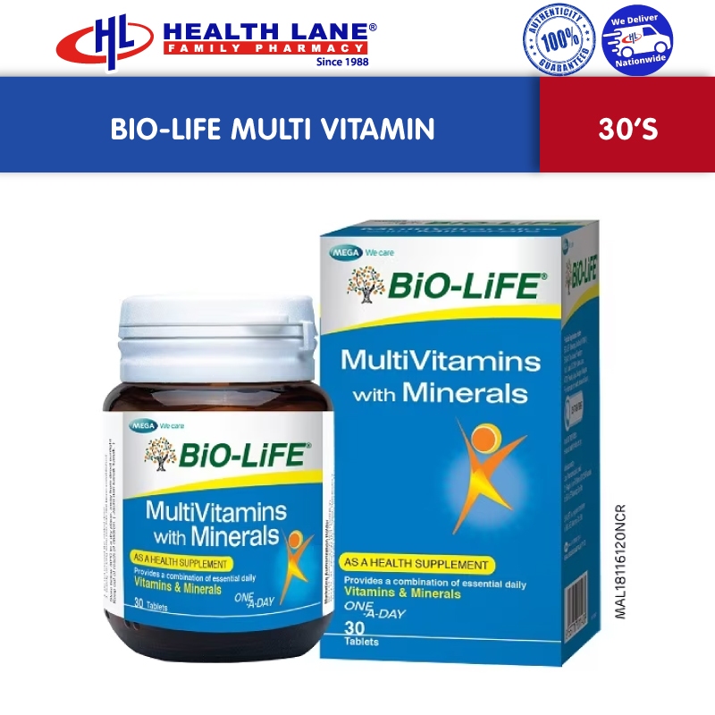 Bio-Life Multi Vitamin (30's) | Shopee Malaysia