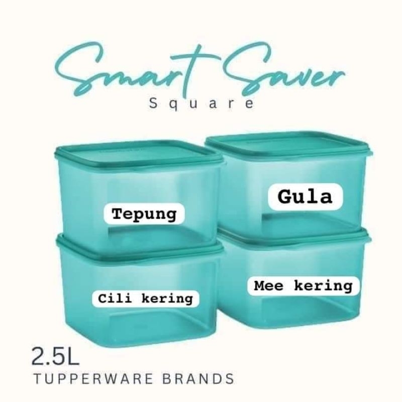 Tupperware Smart Saver Set 2.5L (4 pcs) | Shopee Malaysia