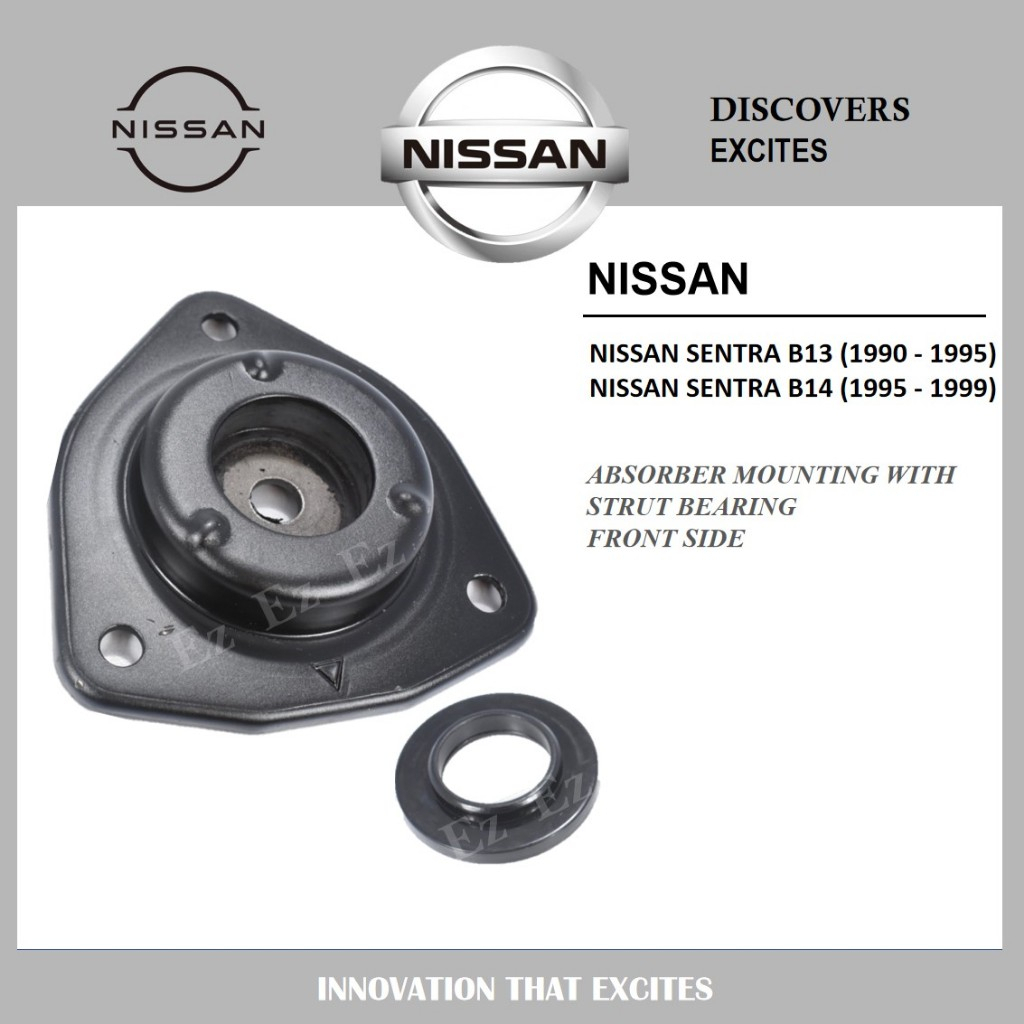 FRONT ABSORBER MOUNTING WITH STRUT BEARING FOR NISSAN SENTRA B13 B14 ...